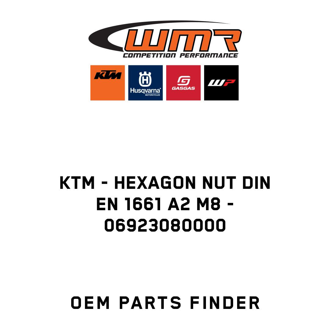 HEXAGON NUT DIN EN 1661 A2 M8