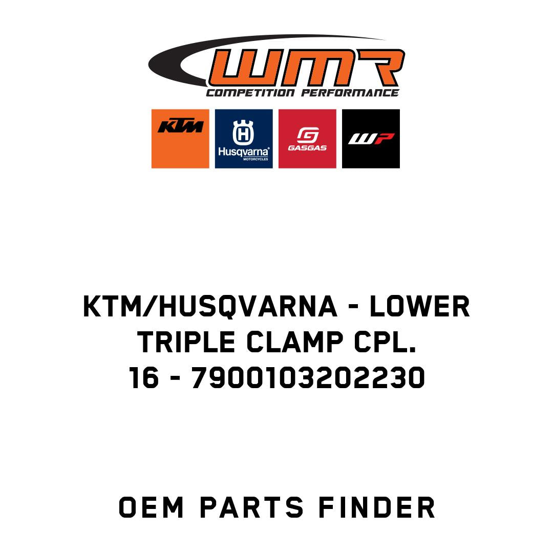 LOWER TRIPLE CLAMP CPL. 16