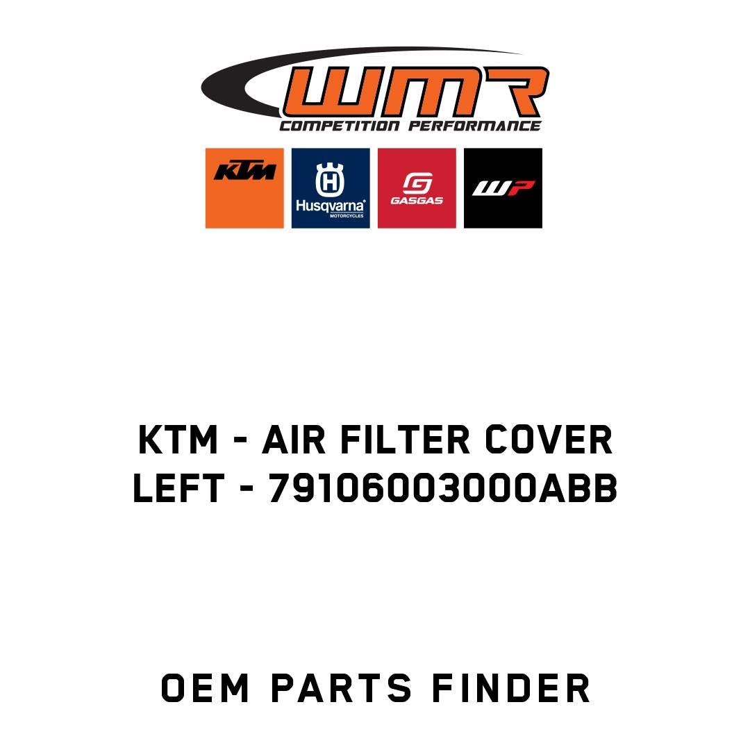 Air filter cover left