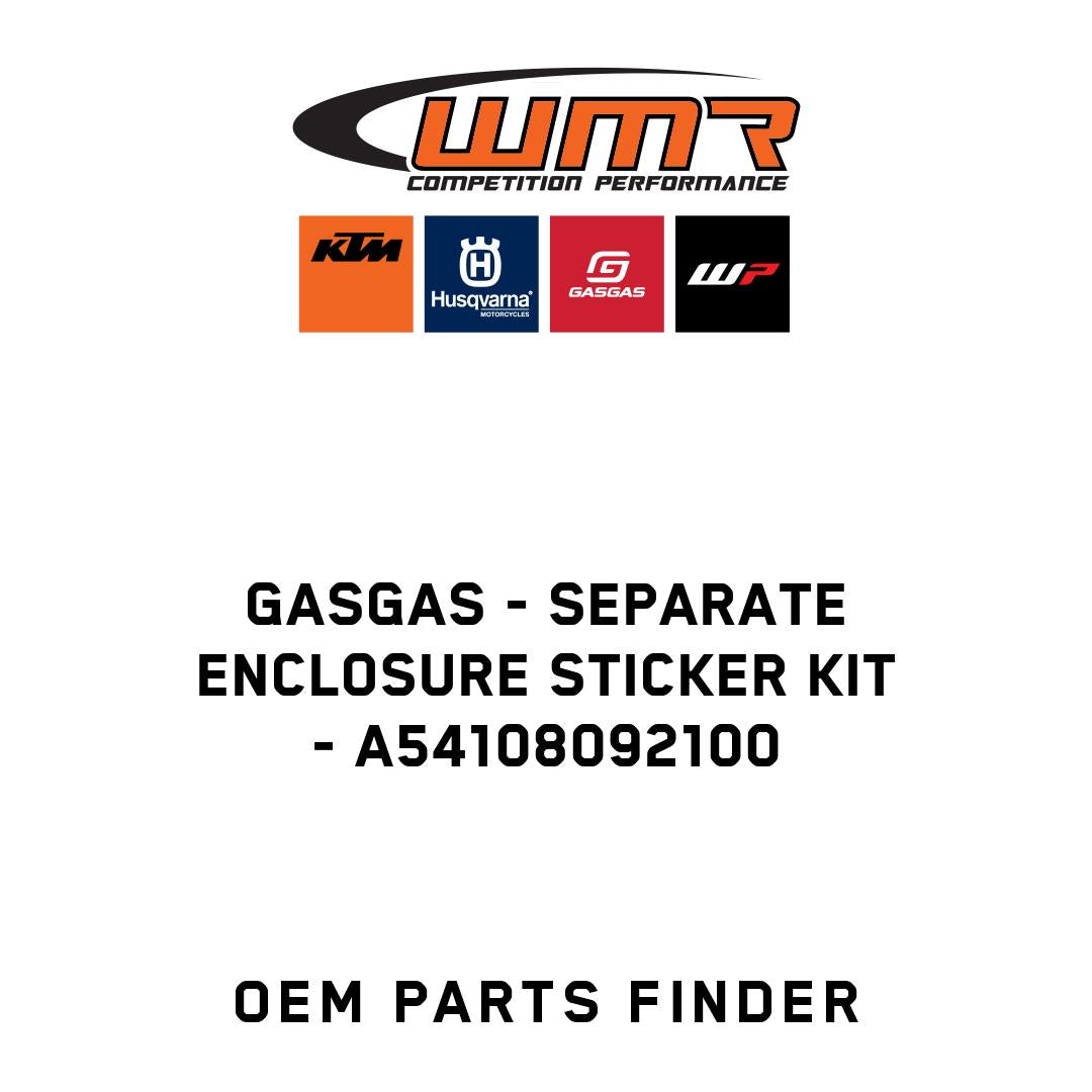 Separate enclosure sticker kit