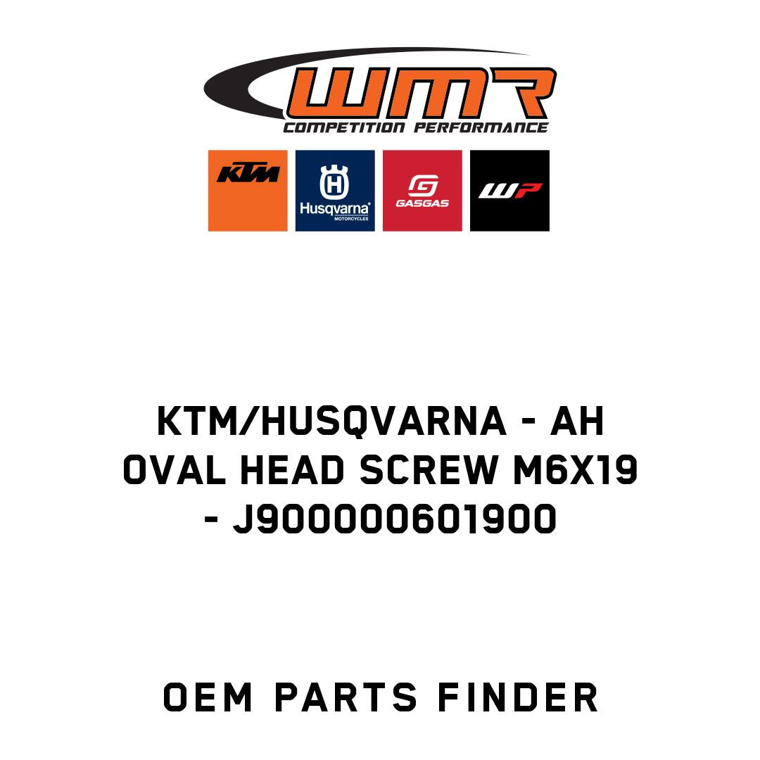 AH oval head screw M6x19